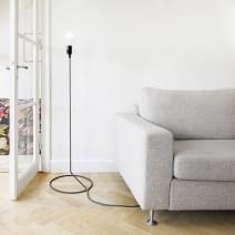 CORD LAMP table lamp transforms the electric wire into foot of standard ...