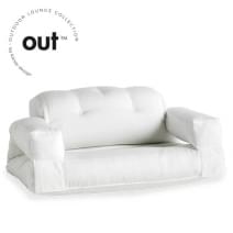 HIPPO, an armchair or a sofa, that turns into a comfortable extra futon ...
