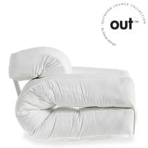 HIPPO, an armchair or a sofa, that turns into a comfortable extra futon ...