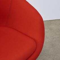 ABOUT A LOUNGE CHAIR - ref. AAL81 - low backrest, swivel base in cast ...