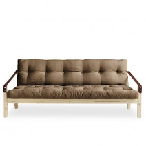 POEMS es un cómodo y original sofá cama convertible. Madera y futón ...