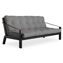 POEMS es un cómodo y original sofá cama convertible. Madera y futón ...