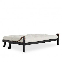 POEMS es un cómodo y original sofá cama convertible. Madera y futón ...