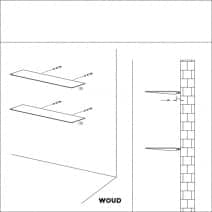 STEDGE, et minimalistisk hylde system