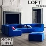 Sofa modulable LOFT, SOFTLINE