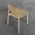 SOFT EDGE stackable chair in wood or metal timber