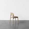 SOFT EDGE stackable chair in wood or metal timber