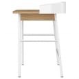 Victor Desk by Hartô, Oak Plate and Metal Feet
