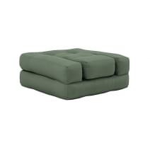 LITTLE CUBIC, a futon armchair convertible into a pouf or comfortable ...