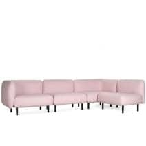 ELLE, a modular sofa full of roundness and femininity