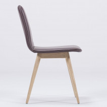 ENA, contemporary upholstered and design chair, by GAZZDA