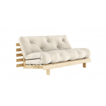 ROOTS 160: a 160 cm sofa that converts into a bed. Solid pine, many colours. Karup design.