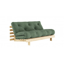 ROOTS 160: a 160 cm sofa that converts into a bed. Solid pine, many colours. Karup design.