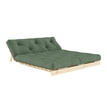 ROOTS 160: a 160 cm sofa that converts into a bed. Solid pine, many colours. Karup design.