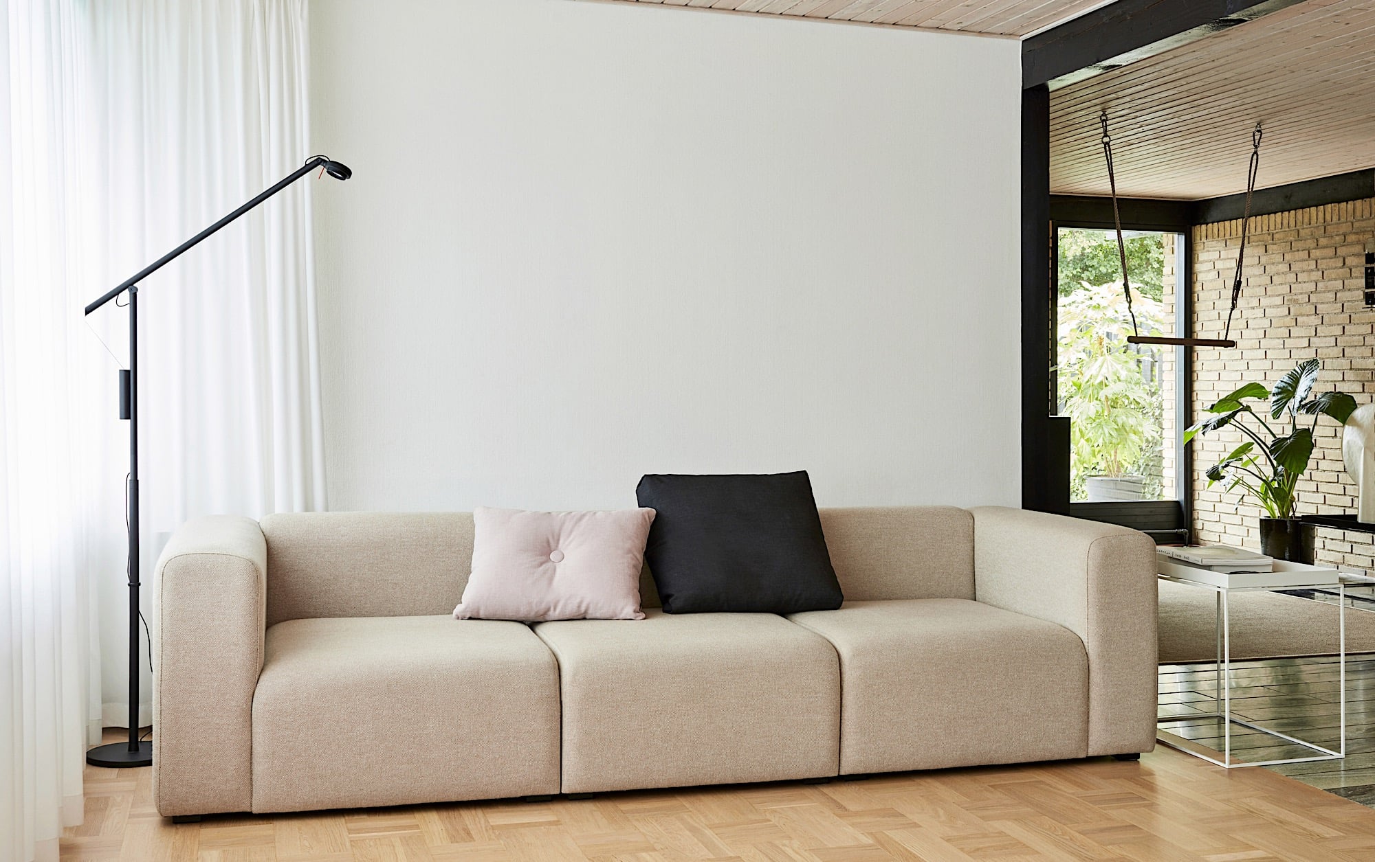 Sofa MAGS en tissu ou en cuir, les modules. HAY
